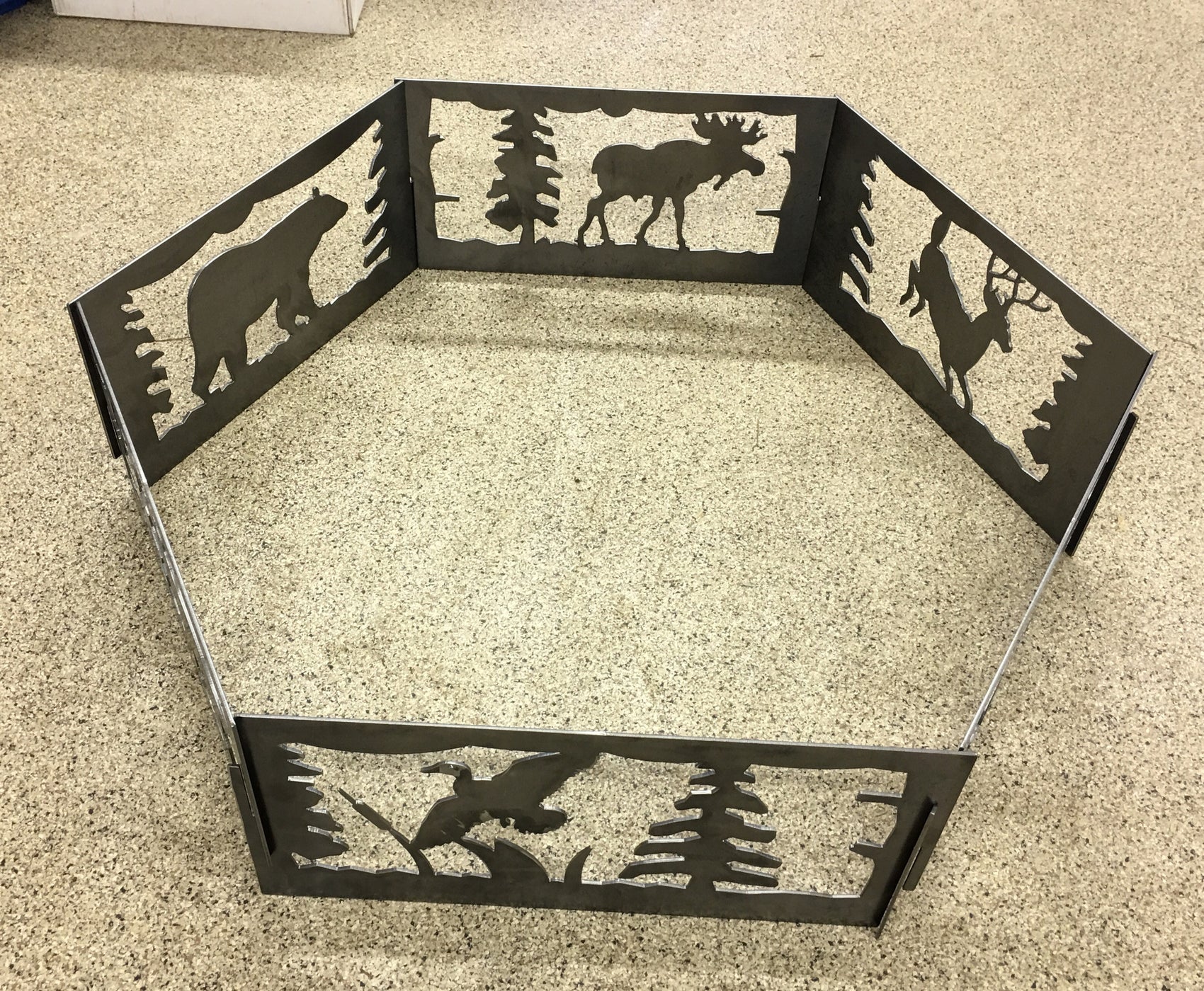 Scenery Hexagon Fire Pit - Plasma Laser DXF Cut File — DIY Welding Plans