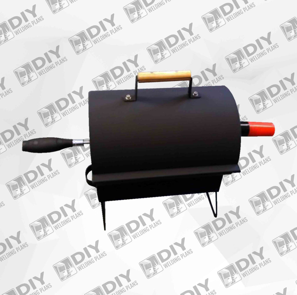 MINI BBQ GRILL & Rotisserie Welding Plans — DIY Welding Plans