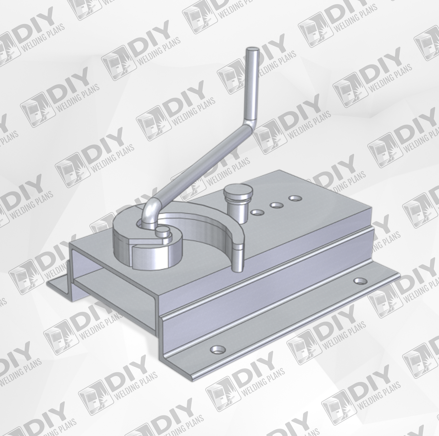 Heavy Duty Scroll Bender Plans — DIY Welding Plans