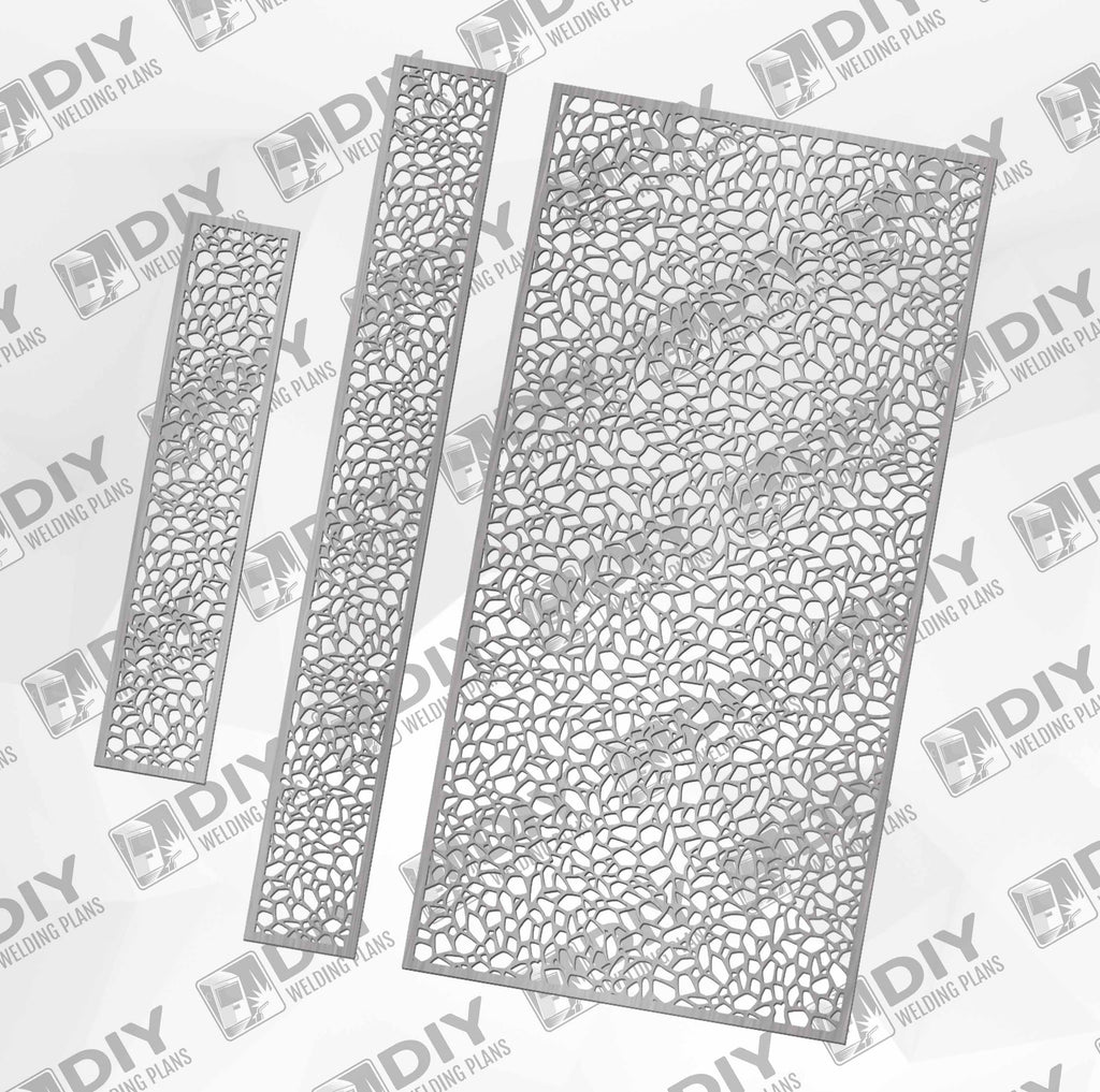 Rock Pattern - Stone Pattern - DXF Plasma File — DIY Welding Plans