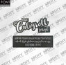CNC Font - Caligroll Script Font - Custom Font for CNC — DIY Welding Plans