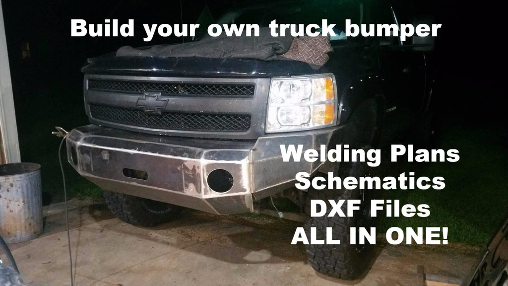 Chevy Bumper Plans complete with DXF file (fits 2007.5 - 2013 years ...
